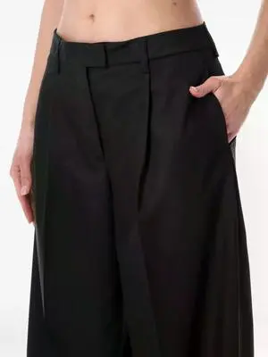 THELATEST Deva Pleated Trousers - Black
