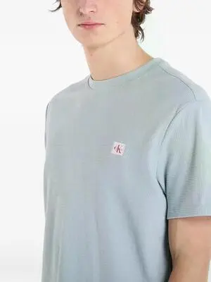 Calvin Klein Waffle-knit Crew-neck T-shirt