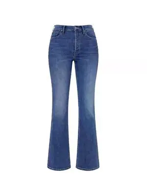 MOTHER The Tripper Ankle Flared Jeans - Blue