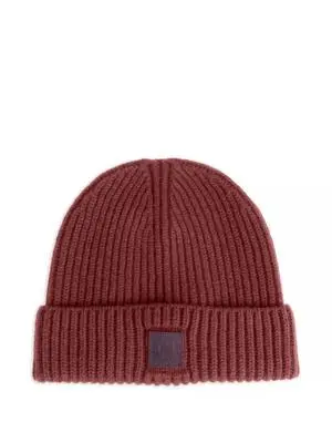 FERRAGAMO Knitted Beanie - Red
