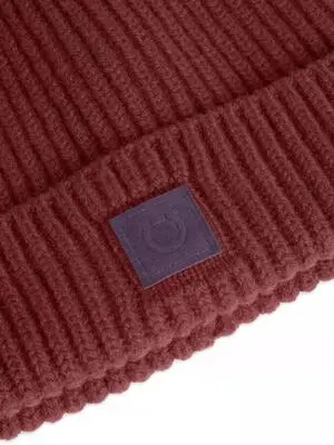 FERRAGAMO Knitted Beanie - Red