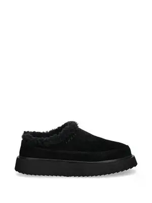Inuikii Classic Micro Shearling-trim Slippers - Black
