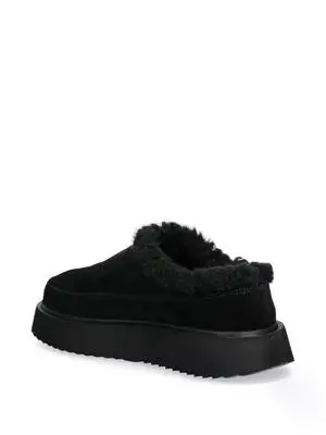 Inuikii Classic Micro Shearling-trim Slippers - Black