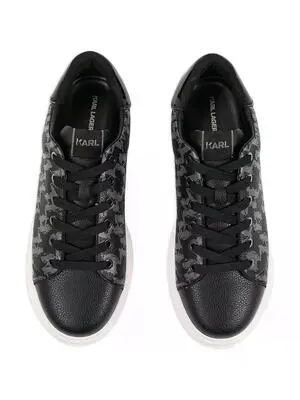 Karl Lagerfeld Patterned Platform Sneakers
