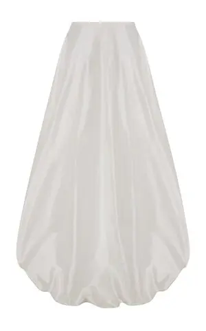 Ila Audra Silk Taffeta Puff Skirt - Off-white