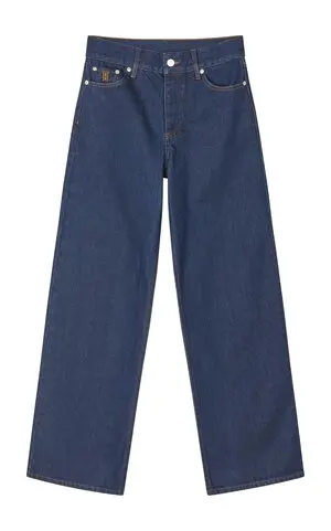BY MALENE BIRGER Vinola Mid-rise Organic-cotton Denim Straight-leg Jeans - Blue