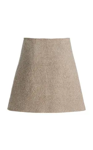 BY MALENE BIRGER Lima Virgin-wool Mini Skirt
