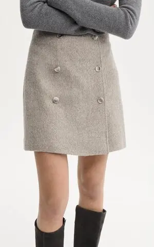 BY MALENE BIRGER Lima Virgin-wool Mini Skirt