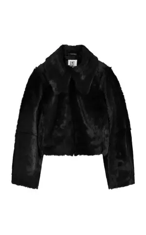 BY MALENE BIRGER Rowani Fur Jacket - Black