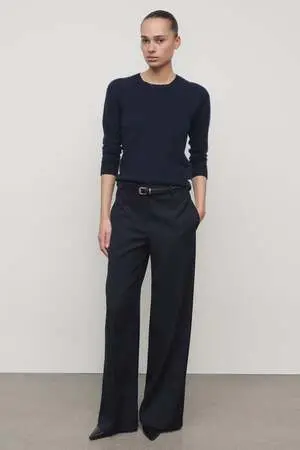 THE ROW Dender Pant - Dark Navy