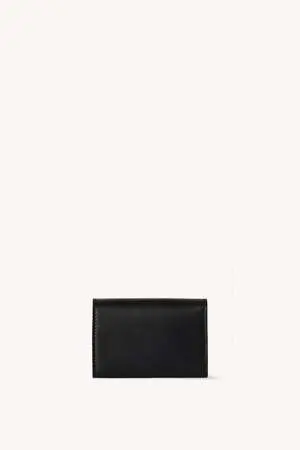 THE ROW Double Travel Wallet - Black
