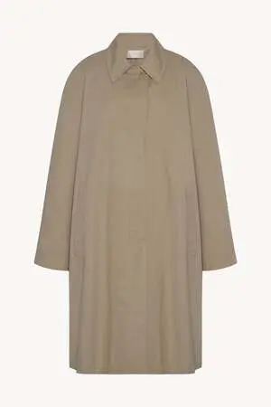THE ROW Dayton Relaxed Wool Gabardine Coat