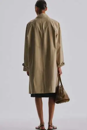 THE ROW Dayton Relaxed Wool Gabardine Coat