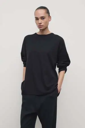 THE ROW Floris T-shirt - Black