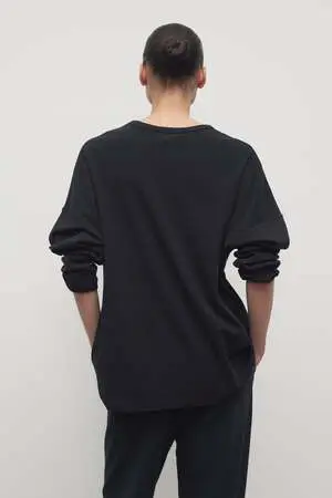 THE ROW Floris T-shirt - Black