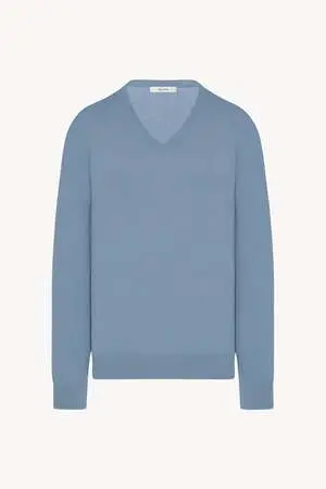 THE ROW Naius Top - Azure Grey