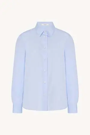 THE ROW Sadie Shirt - Light Sky Blue