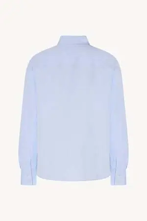 THE ROW Sadie Shirt - Light Sky Blue