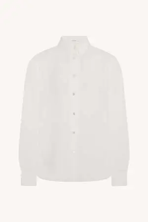 THE ROW Sadie Shirt - White