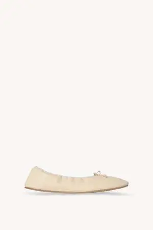 THE ROW Round Ballet Flat Sage Tint