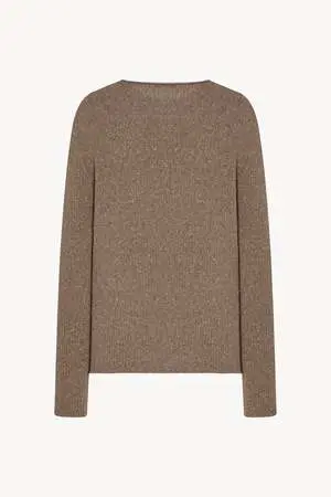 THE ROW Nitha Cashmere Sweater - Dune