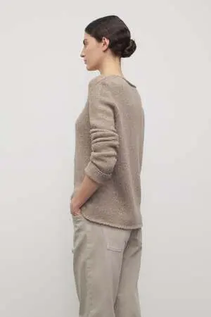 THE ROW Nitha Cashmere Sweater - Dune