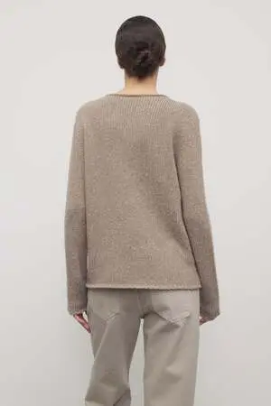 THE ROW Nitha Cashmere Sweater - Dune