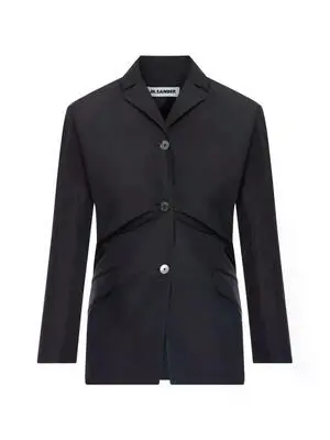 JIL SANDER Button Blazer - Black