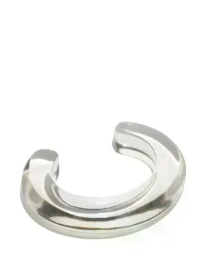 LIZZIE FORTUNATO Ridge-cuff Bracelet - White