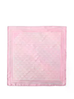 Prada Jacquard Silk Scarf 55x55 - Pink