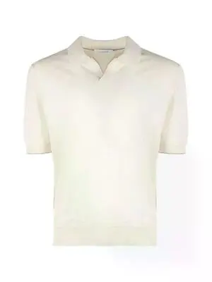CRUCIANI Collared T-shirt - Neutrals
