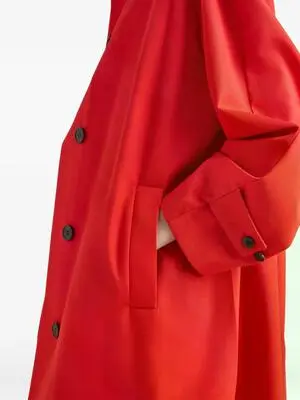 Prada Single-breasted Gabardine Coat