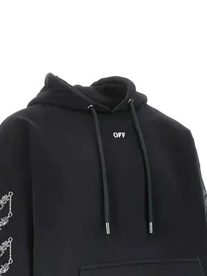 Off-White Oversized Hooded Sweatshirt