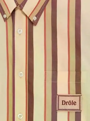 Drole De Monsieur La Chemise Drôle Rayée Striped Shirt