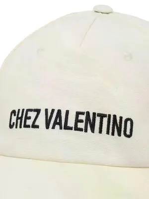 Valentino Garavani Embroidered Baseball Cap - Neutrals