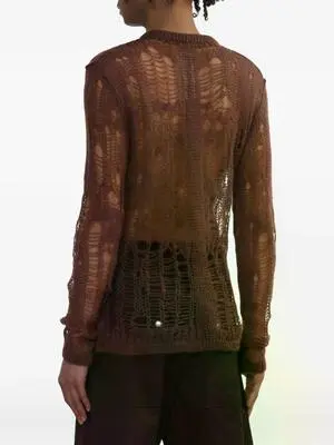 Rick Owens Openwork Knit Sweater