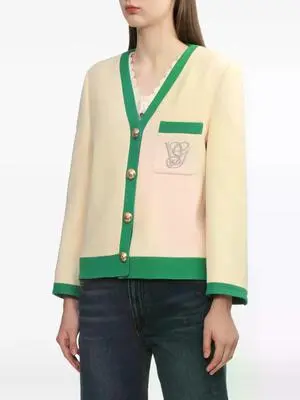 Valentino Garavani V-neck Embroidered Jacket