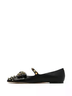 Valentino Garavani Studded Bow Ballet Flats