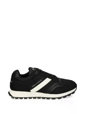 EA7 Panelled Stripe Sneakers