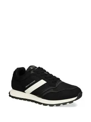 EA7 Panelled Stripe Sneakers