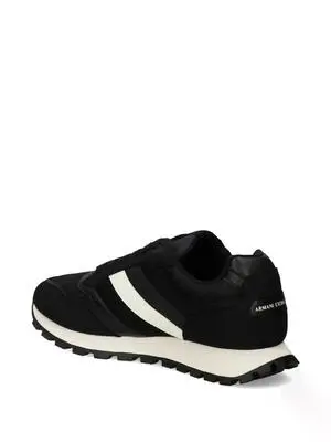 EA7 Panelled Stripe Sneakers