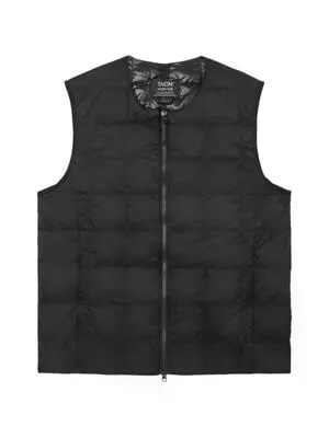 Taion Quilted Zip-up Gilet - Black