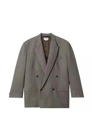 HED MAYNER Double-breasted Pinstripe Blazer