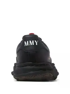 Mihara Yasuhiro Blakey Og Sole Leather Sneakers - Black
