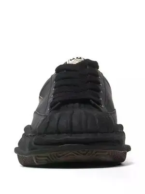 Mihara Yasuhiro Blakey Og Sole Leather Sneakers - Black