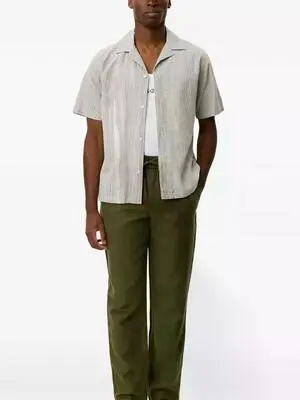 LES DEUX Lukas Striped Short-sleeved Shirt