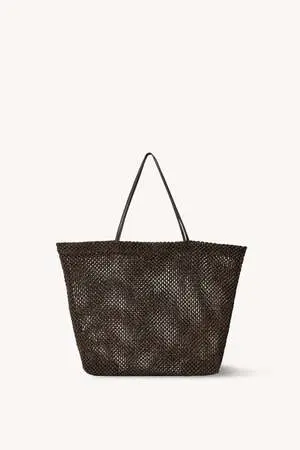 THE ROW Barn Tote Bag - Dark Brown