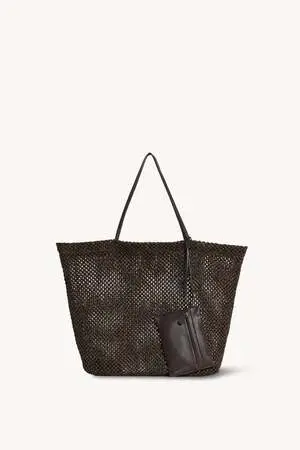 THE ROW Barn Tote Bag - Dark Brown
