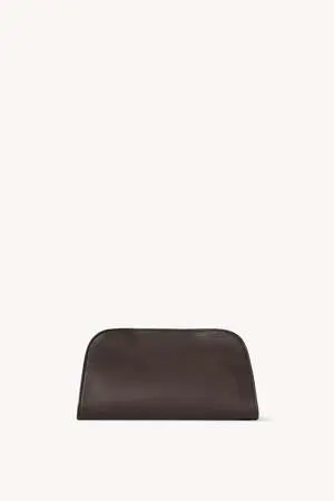 THE ROW Peggy Clutch - Walnut Shadow