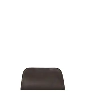 THE ROW Peggy Clutch - Walnut Shadow